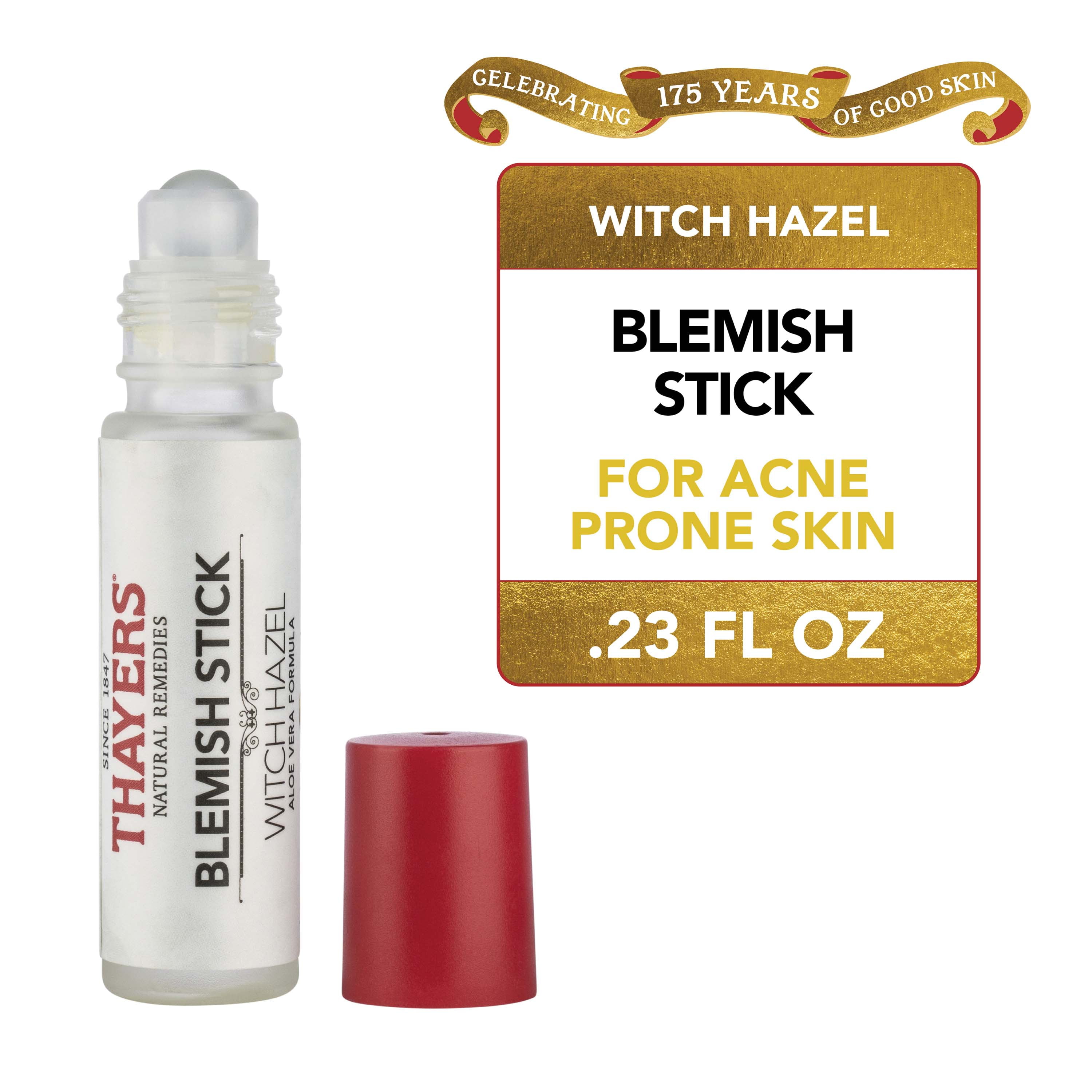 Thayers Alcohol-Free Witch Hazel Blemish Stick, .23 fl oz, with Lemon ...