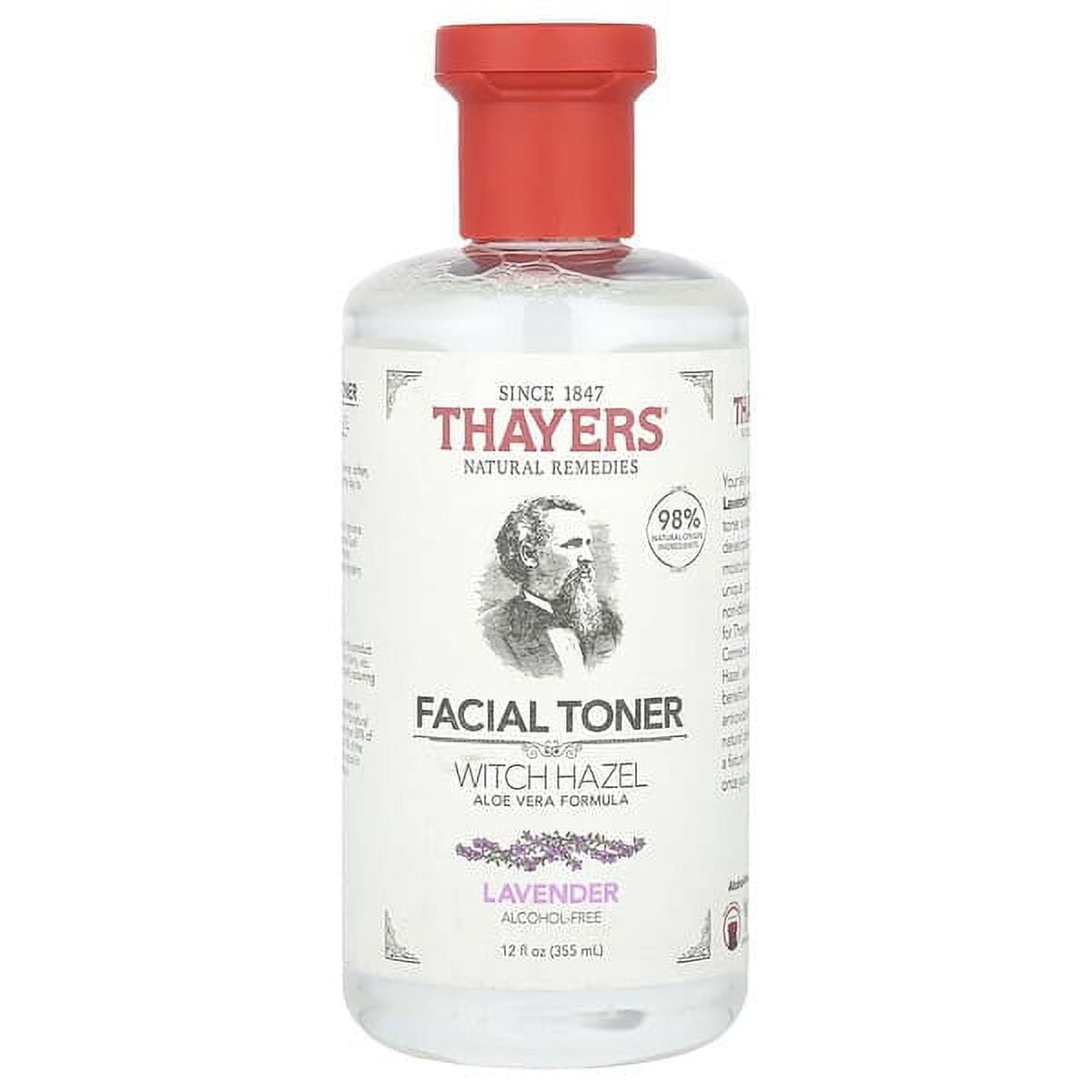 Thayers, Witch Hazel Facial Toner, Alcohol-Free, Lavender, 12 fl oz ...