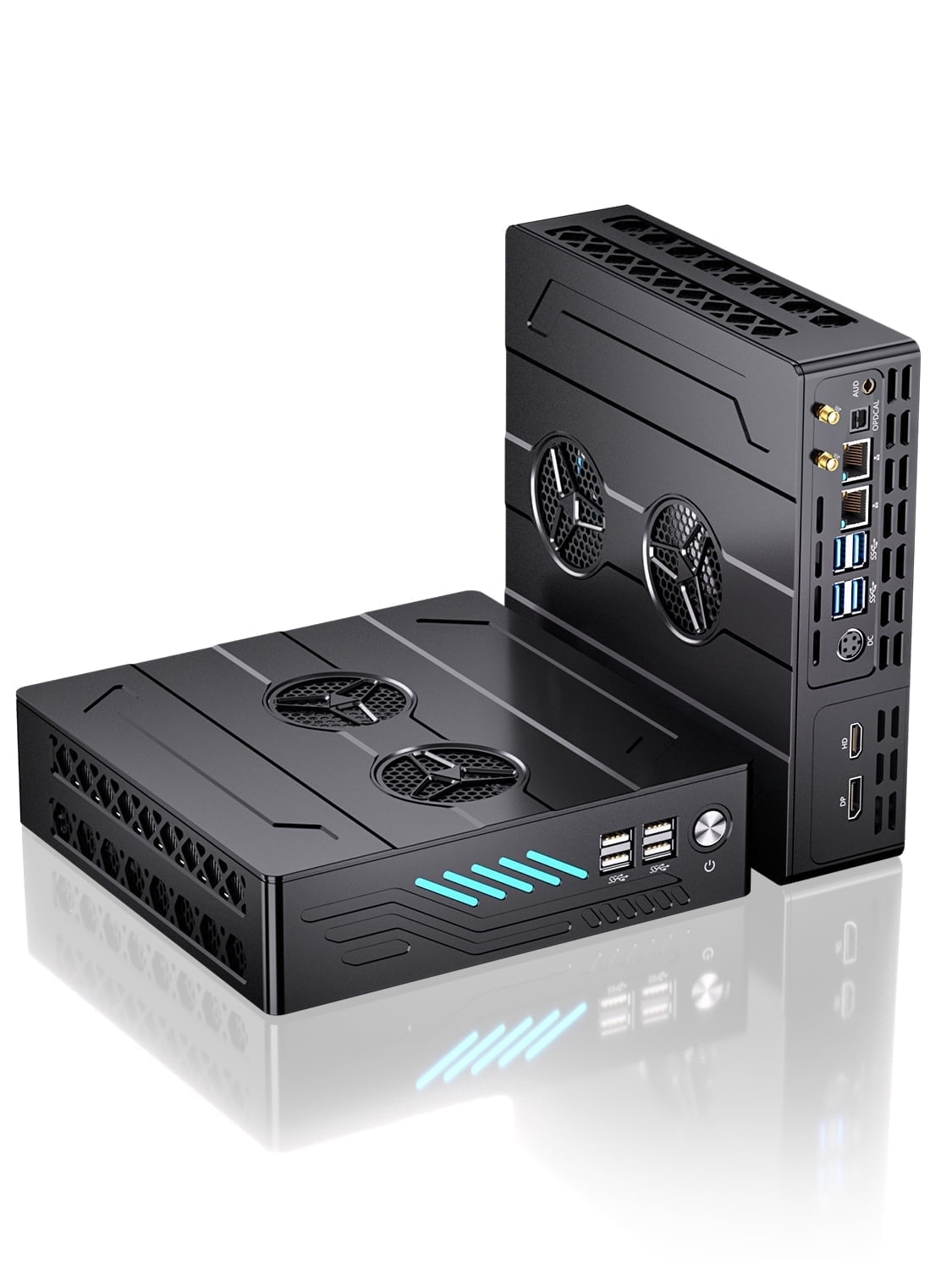 Thdeukoty Mini Gaming Pc with i9-12900F,64GB DDR5 4TB SSD, RTX3050 6GB ...