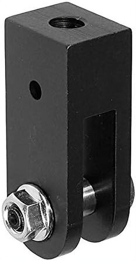 The 1/2" Threaded Rod Hanger for -Batten Clamp, Black Anodized ...