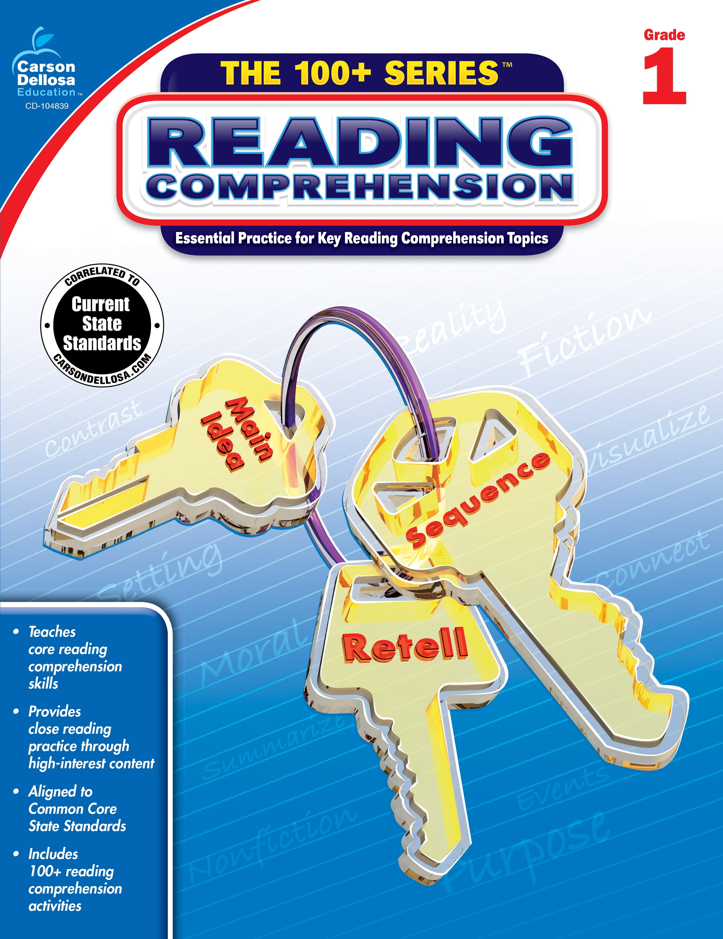 The 100+ Series™: Reading Comprehension, Grade 1 (Paperback) - Walmart.com