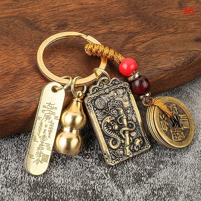 The 12 Chinese Zodiacs Chinese Style Brass Gourd Five Emperors Loong ...