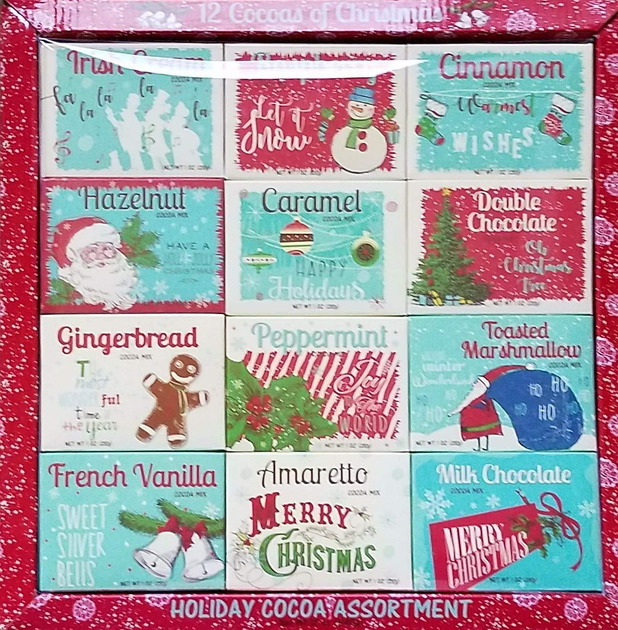 The 12 Cocoas of Christmas - Holiday Hot Cocoa Mix Assortment Gift Set ...