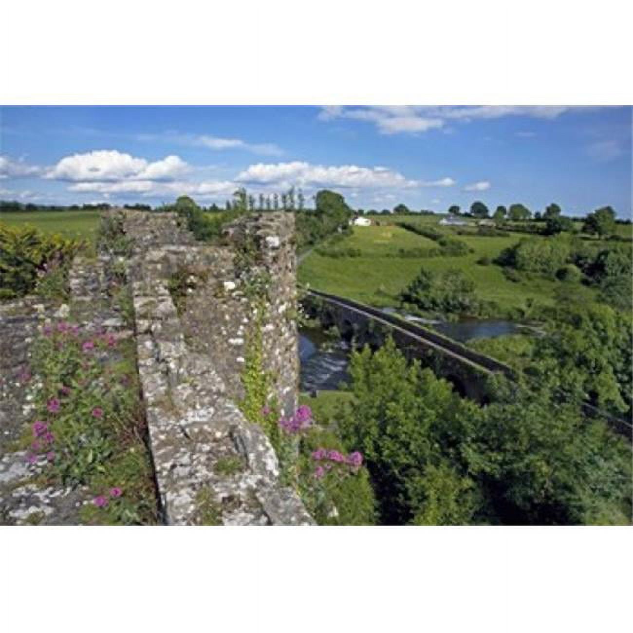 The 13 Arch Bridge from the Castle, Glanworth, County Cork, Ireland ...