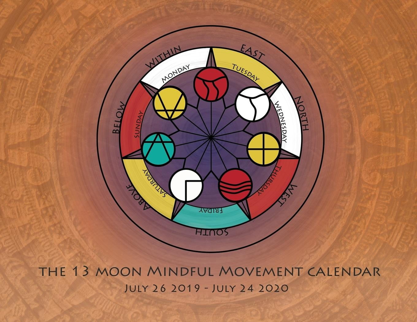 The 13 Moon Mindful Movement Calendar : July 26 2019- July 24 2020 ...