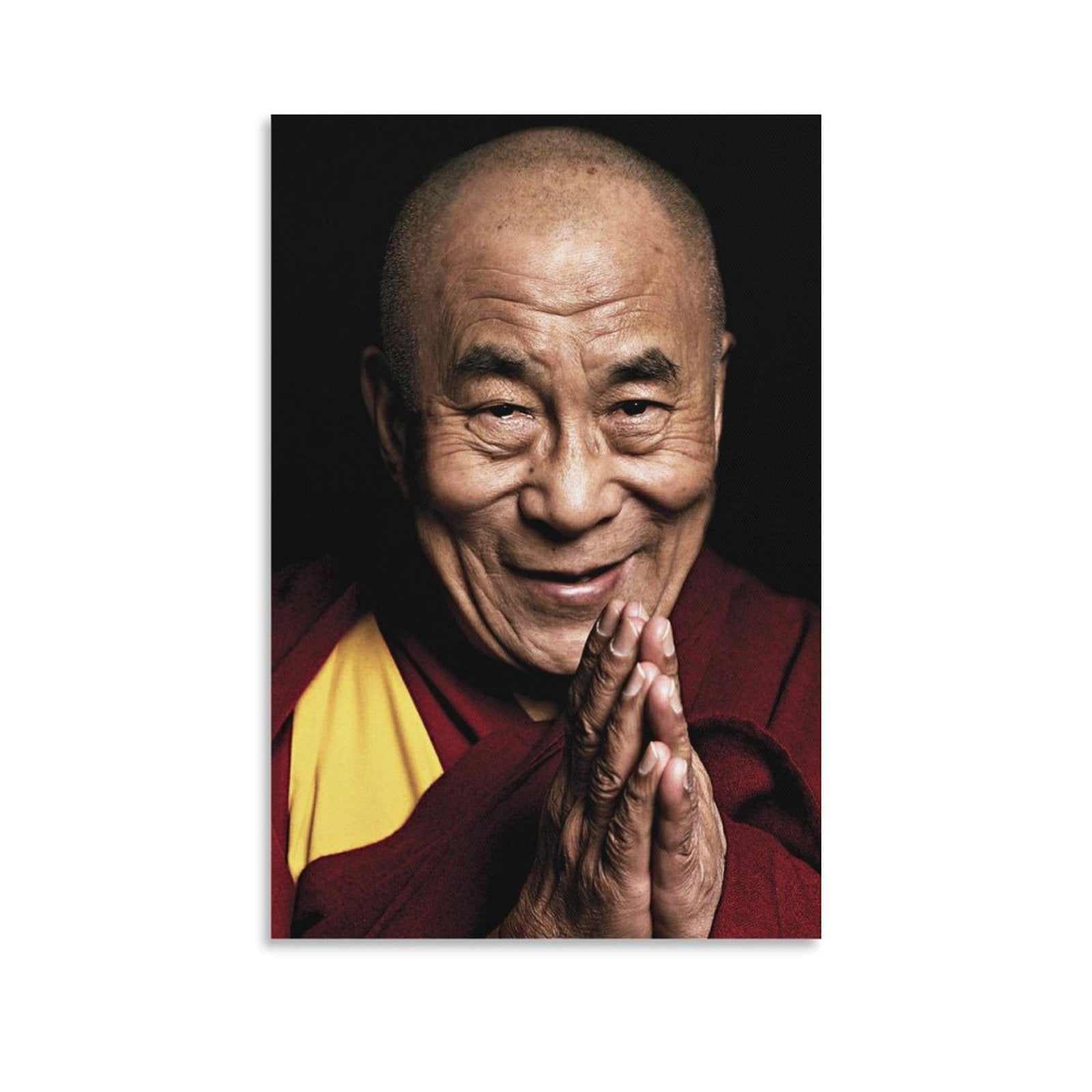 The 14th Dalai Lama Poster Posters Wall Art Painting Canvas Gift Living ...