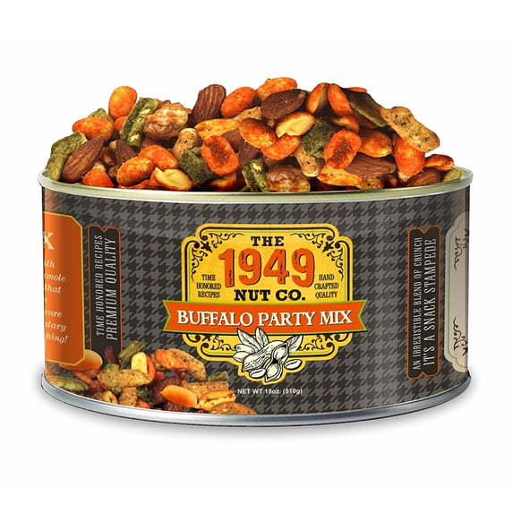 The 1949 Nut Co. Buffalo Party Mix Assorted Flavored Snack Peanuts - 18 ...