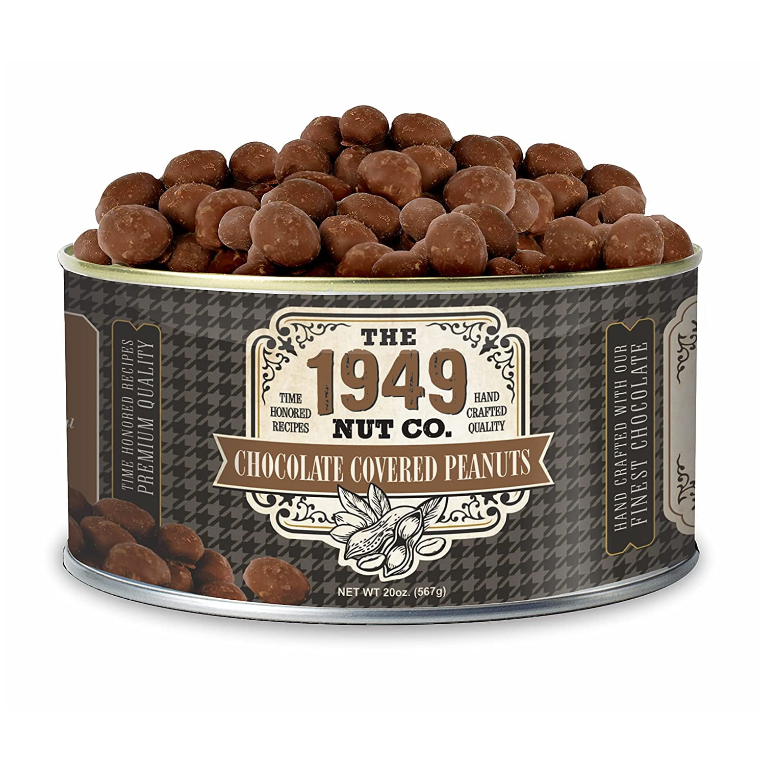 1949 Nut Co. Chocolate Covered Virginia Style Peanuts, 20 Ounce ...