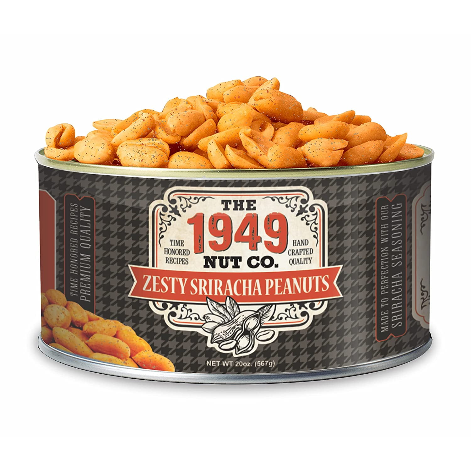 The 1949 Nut Co. Sriracha Flavored Virginia Style Peanuts - 20 Ounce ...