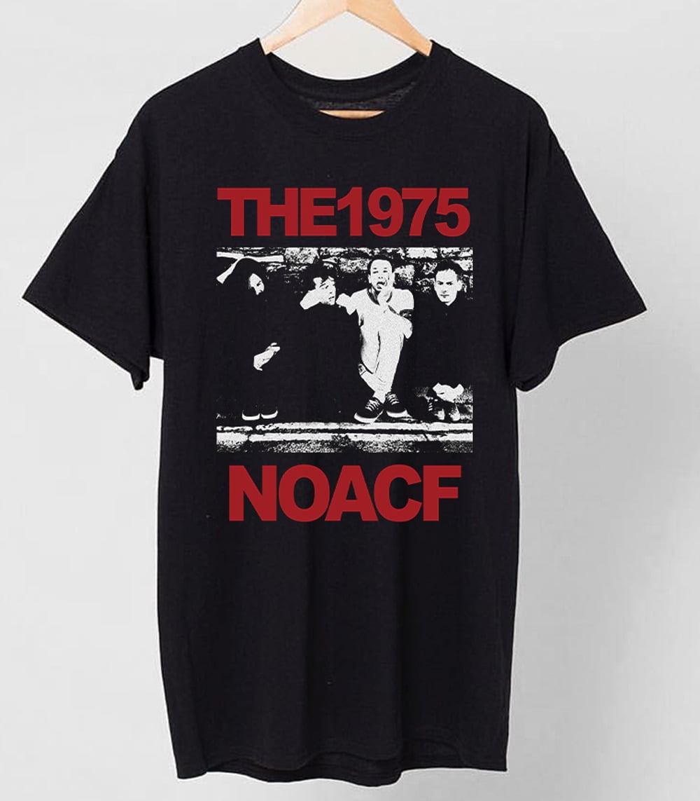The 1975 rock band NOACF T-shirt BLACK Short sleeve all sizes S-3Xl ...