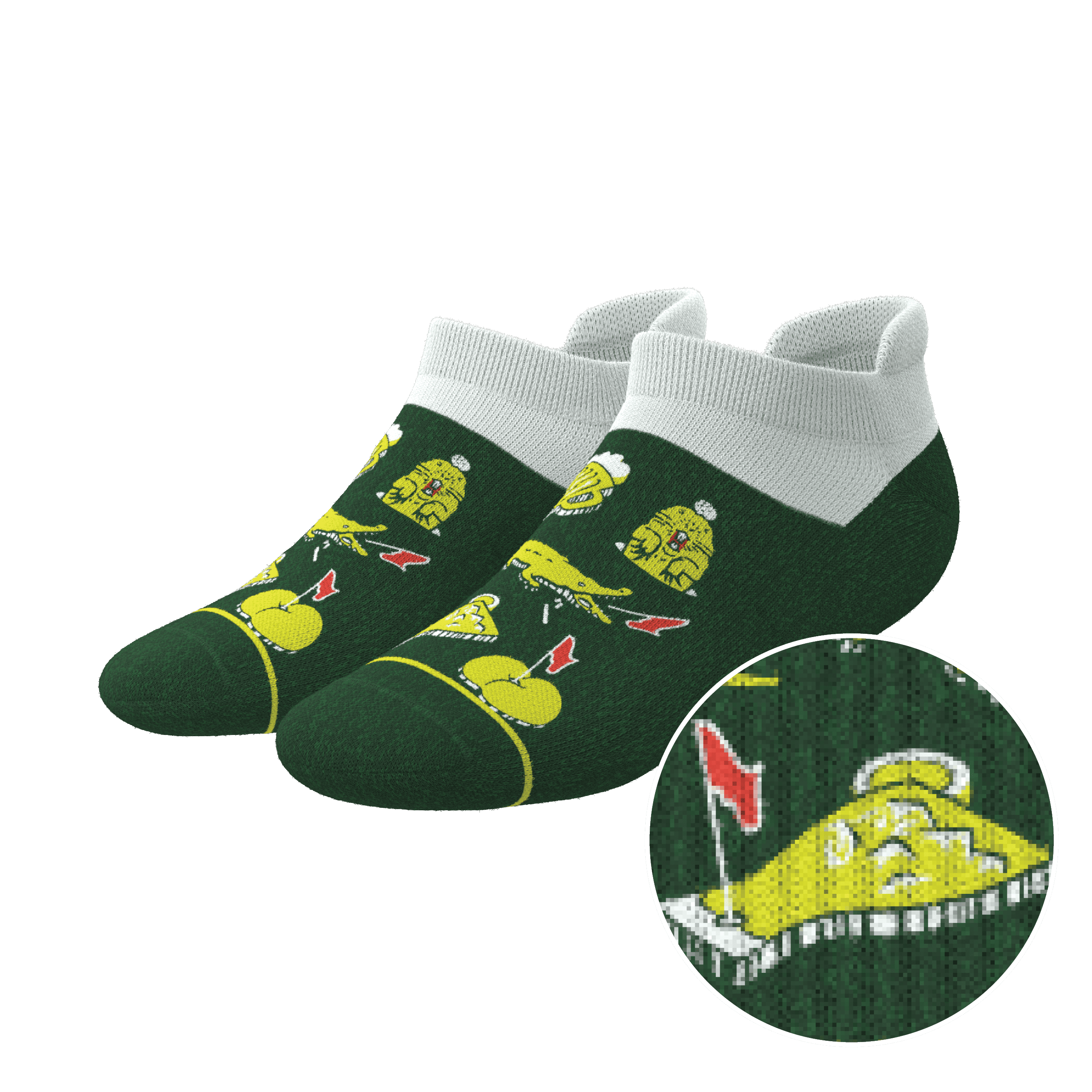 The 19th Hole - Shinesty Golf Tournament Holes Heel Hammock Ankle Socks ...