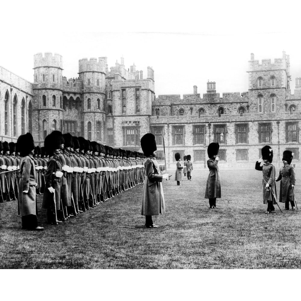 The 1St Battalion Welsh Guards Recieve A Salute From The Prince Of ...