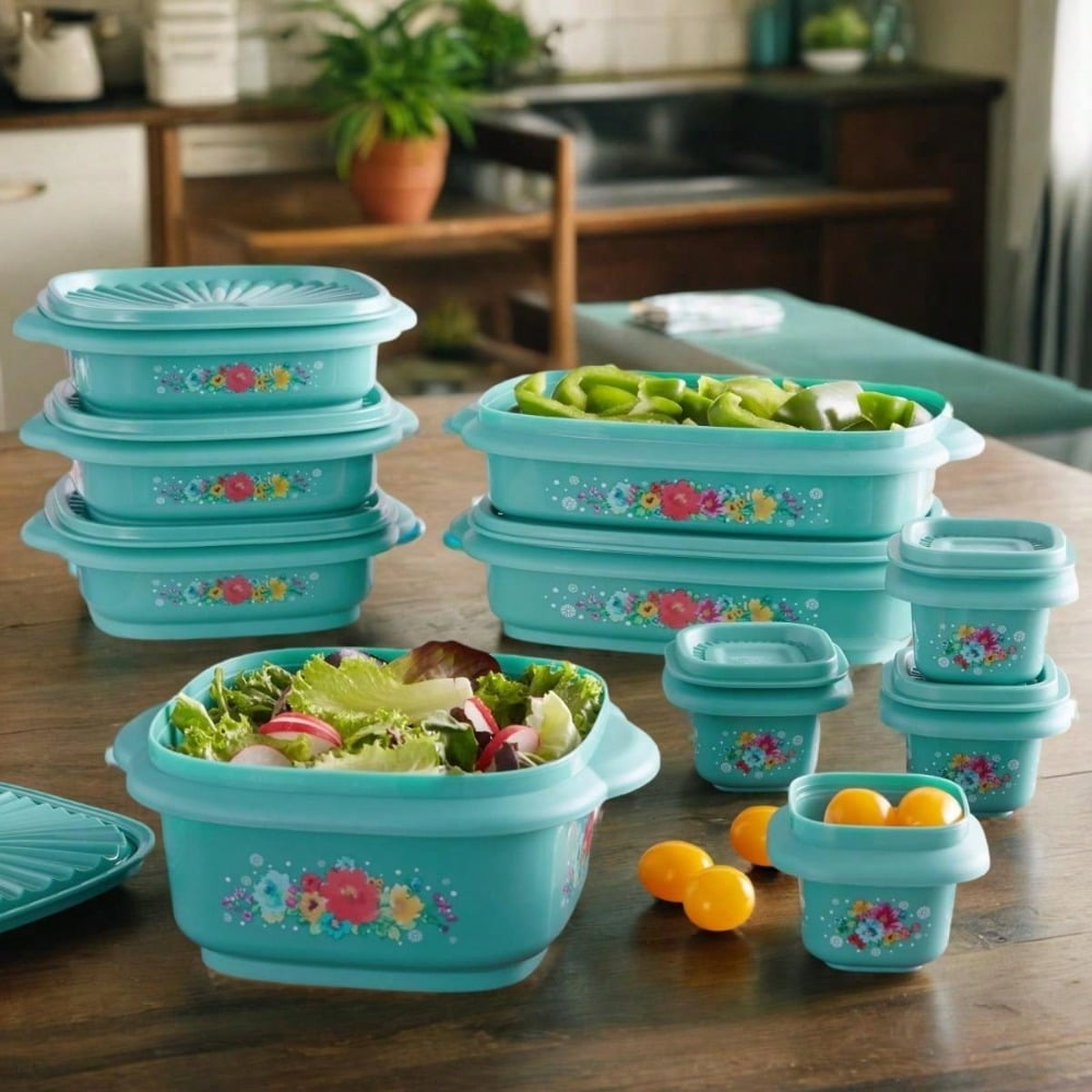 The 20-Piece Food Storage Set With Plastic Containers And Lids ...