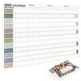 The 2025 Planners Giant Annual Poster Features 365 Large Boxes For
