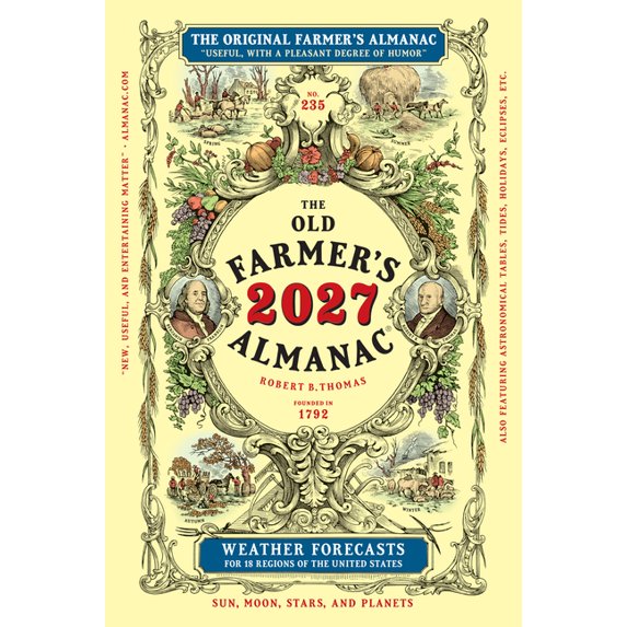 The 2027 Old Farmer's Almanac, (Hardcover) - Walmart.com