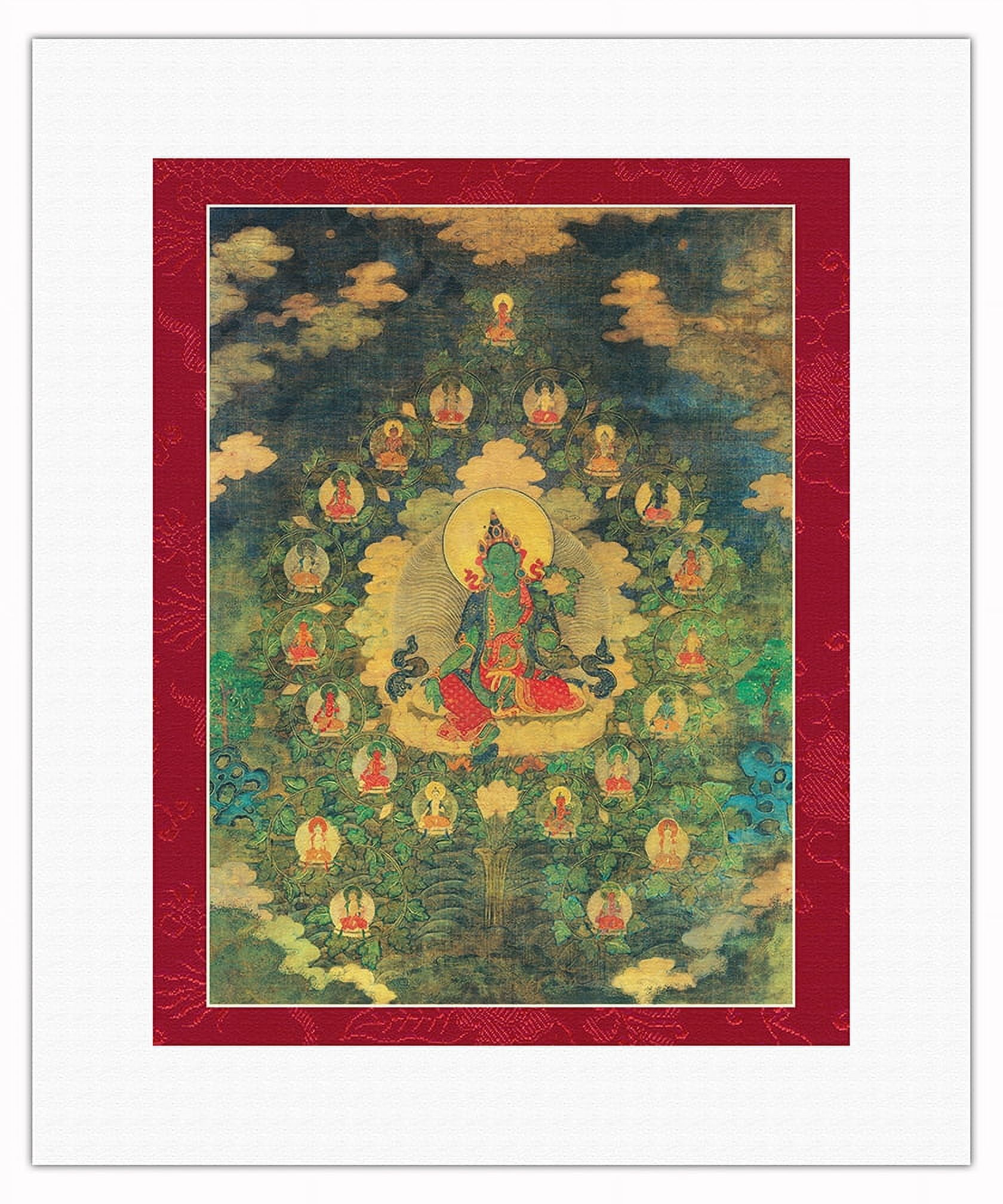 The 21 Taras - Green Tara of the Khadira Fragrant Forest - Vintage ...
