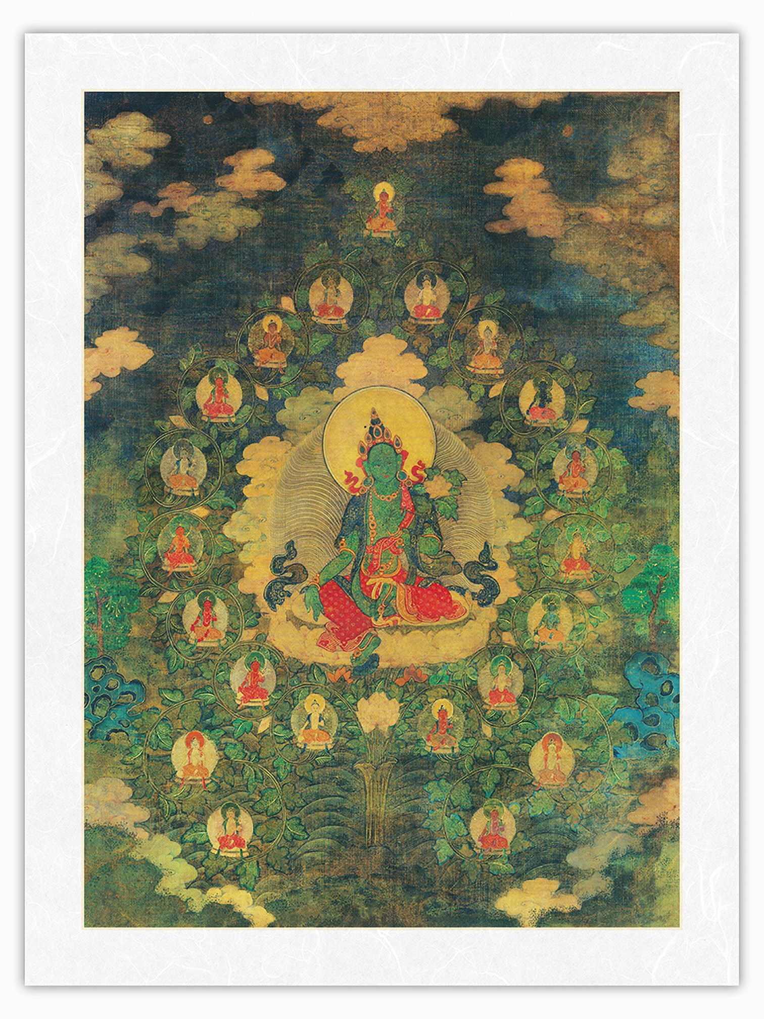 The 21 Taras - Green Tara of the Khadira Fragrant Forest - Vintage ...