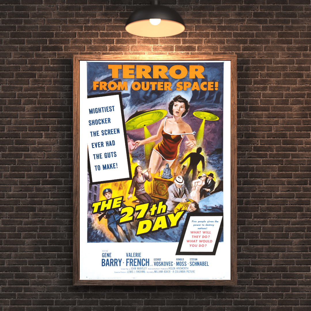 The 27th Day Movie Poster - Rare Sci-Fi Gem Collectible Art Print ...