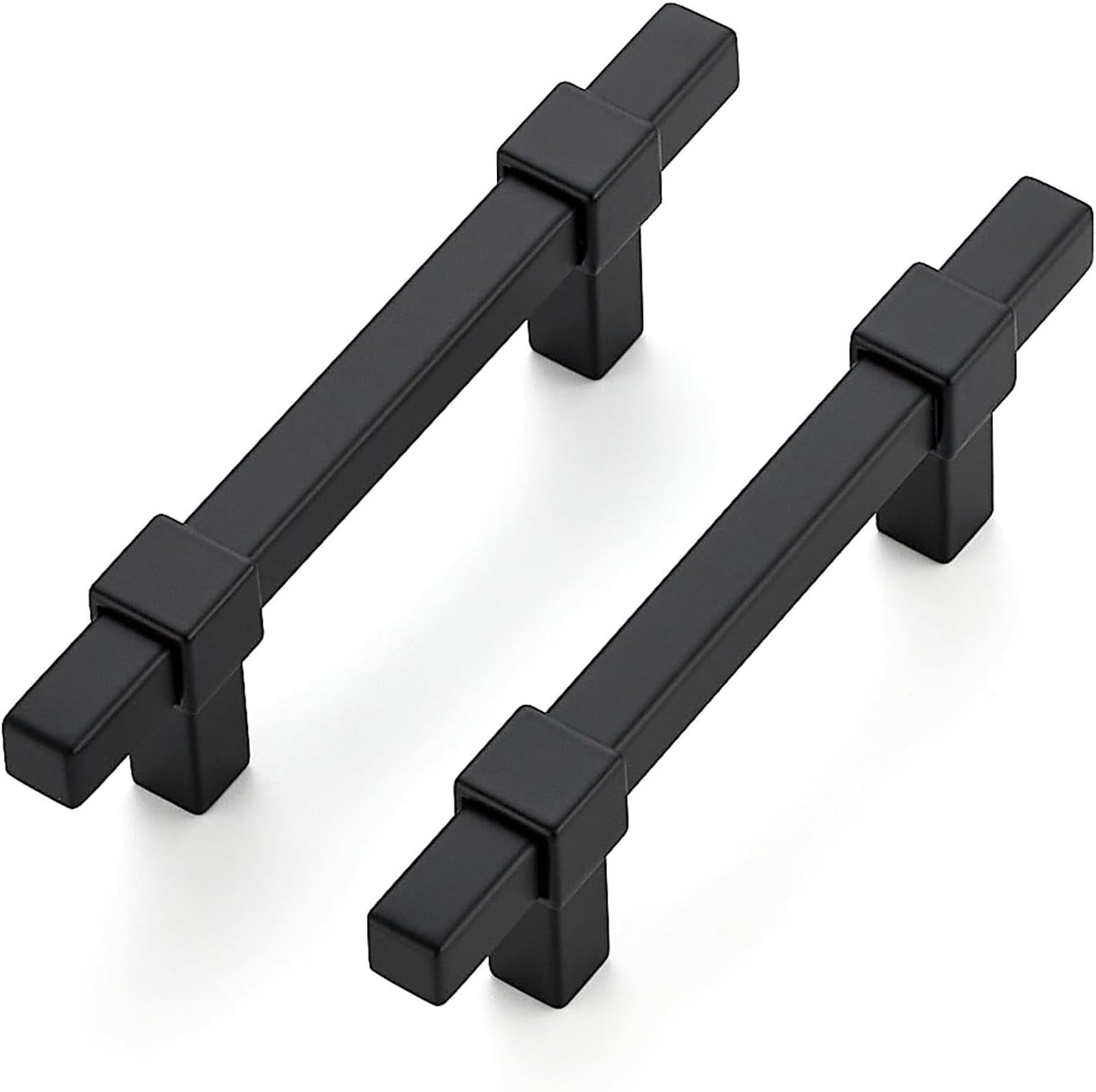 The 30 Pack Black Cabinet Handles - 3" Hole Center Cabinet Pulls Matte ...