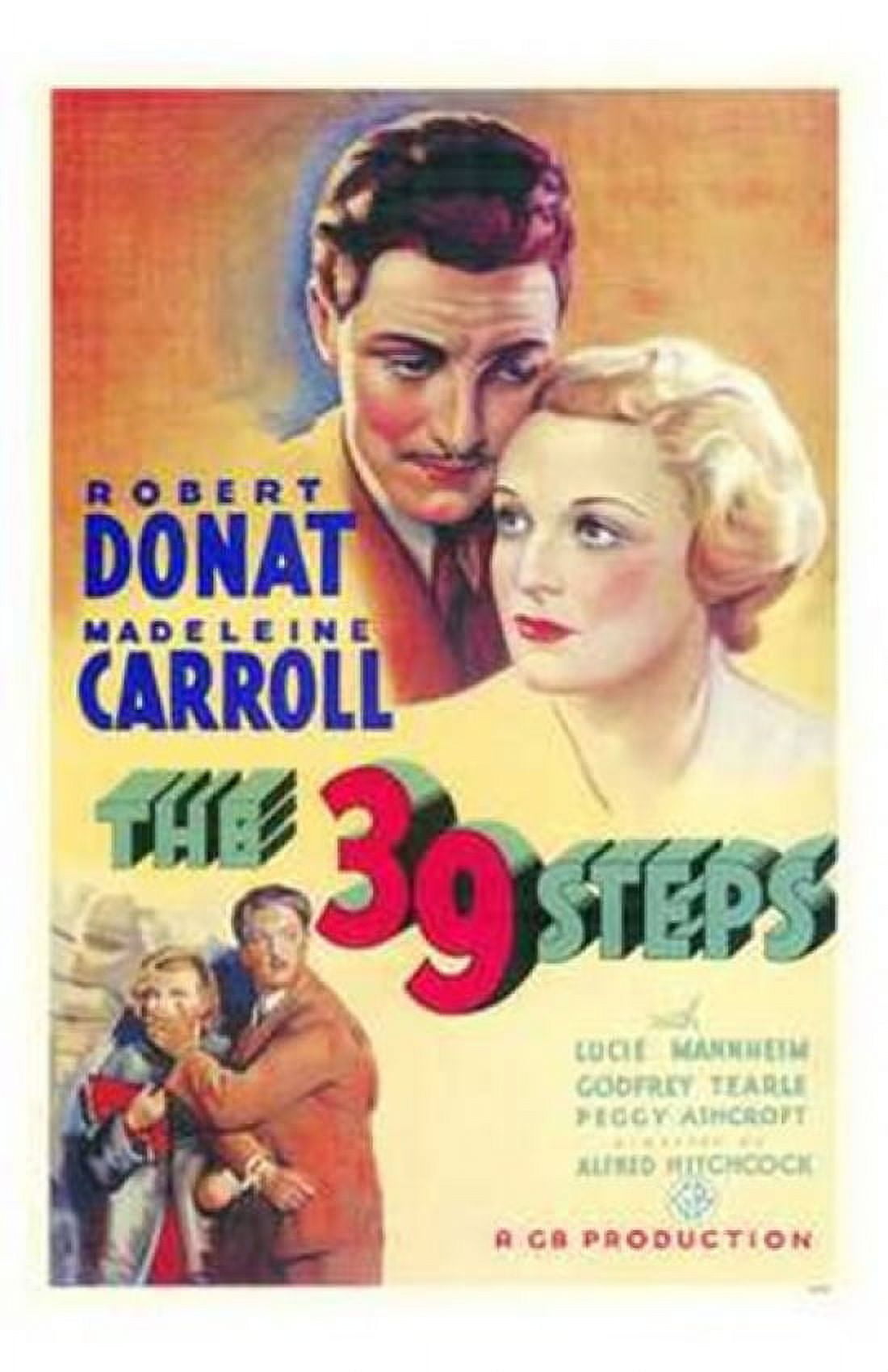 The 39 Steps Movie Poster (11 x 17) - Walmart.com