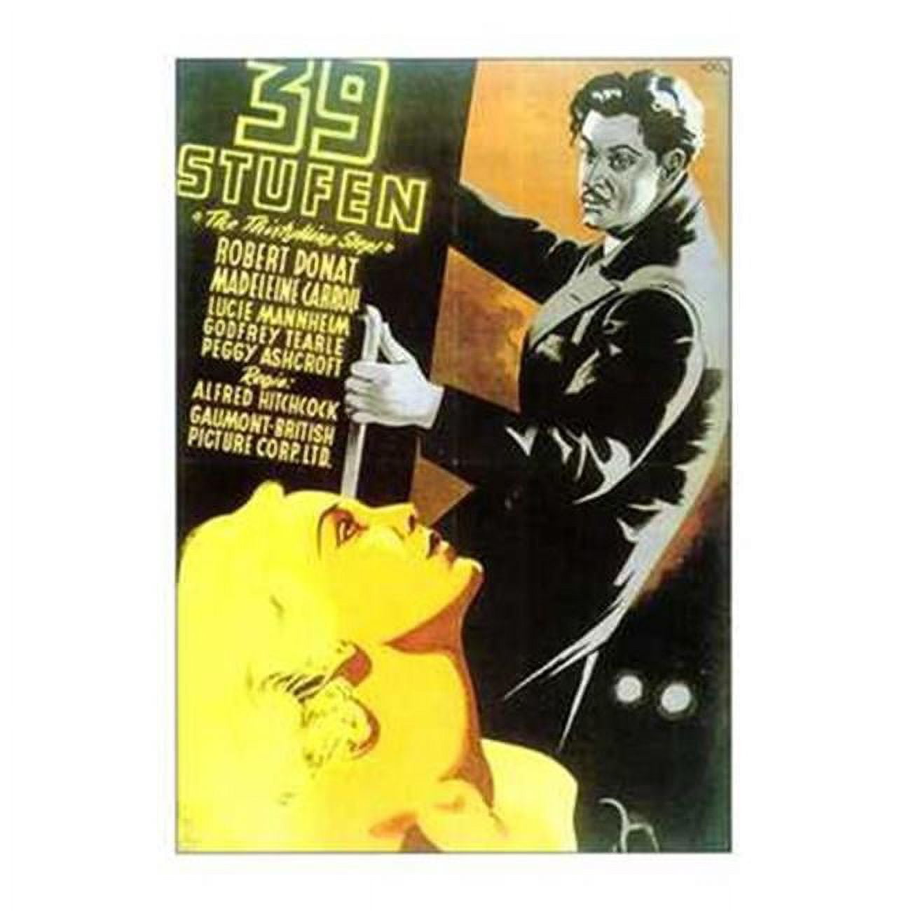 The 39 Steps Movie Poster (11 x 17) - Walmart.com