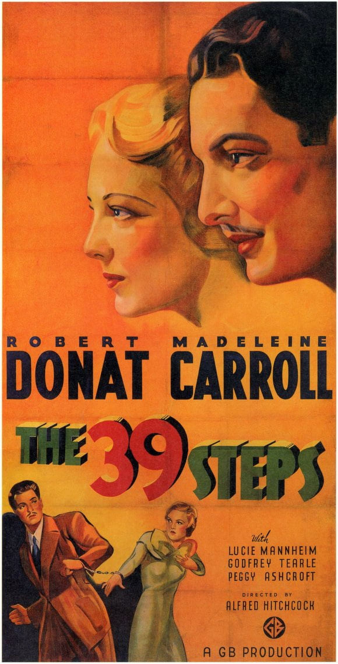 The 39 Steps - movie POSTER (Style B) (11" x 17") (1935) - Walmart.com