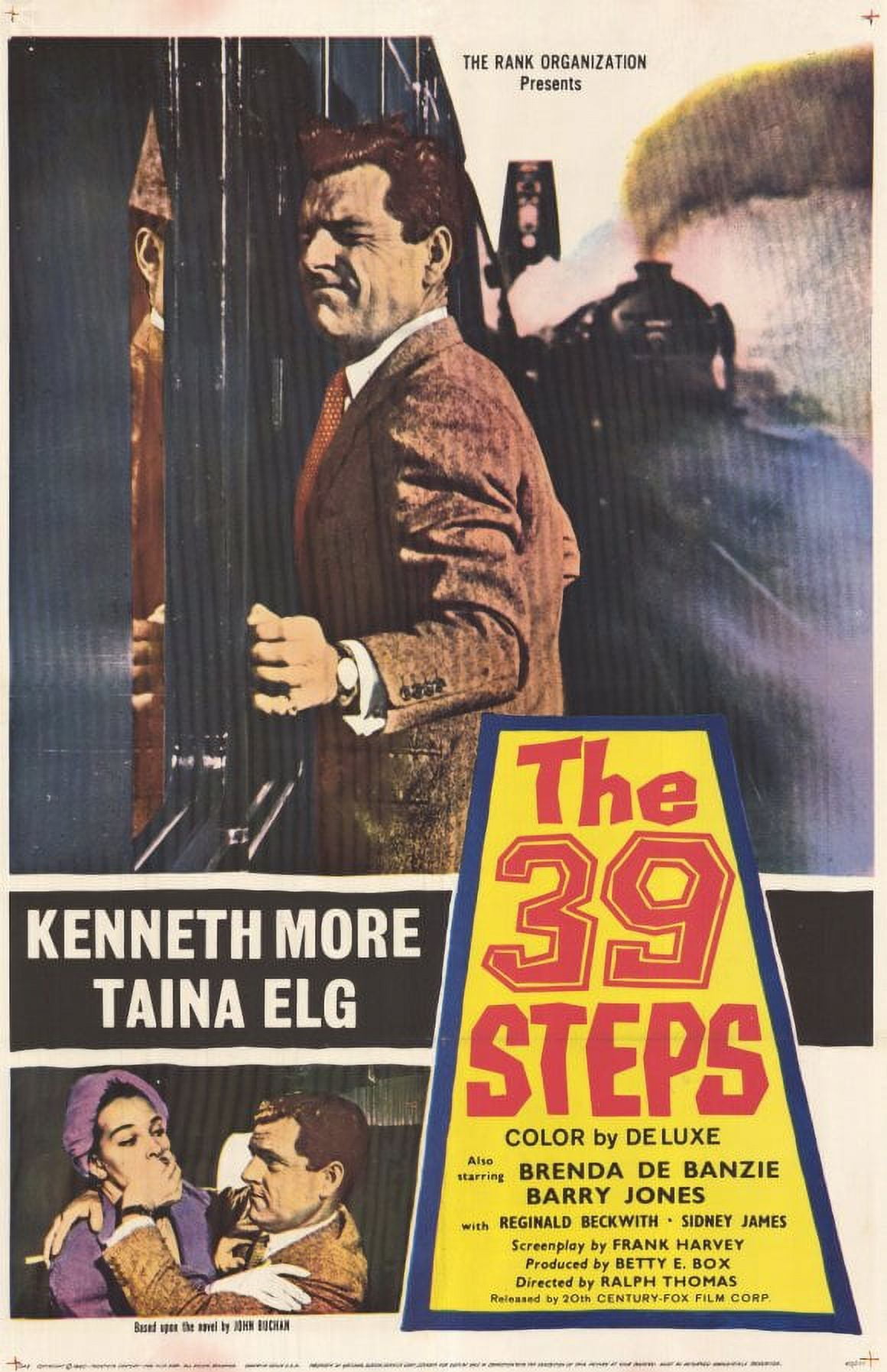 The 39 Steps - movie POSTER (Style B) (11" x 17") (1960) - Walmart.com