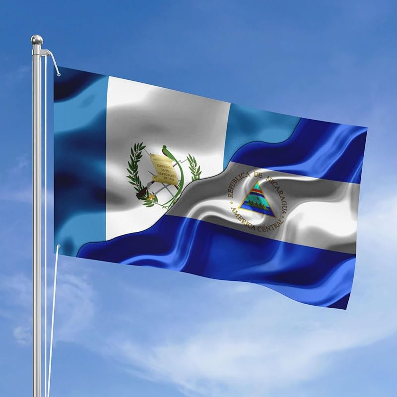 The 3x5-foot double-sided printed 3x5-foot banner outside the flag of ...