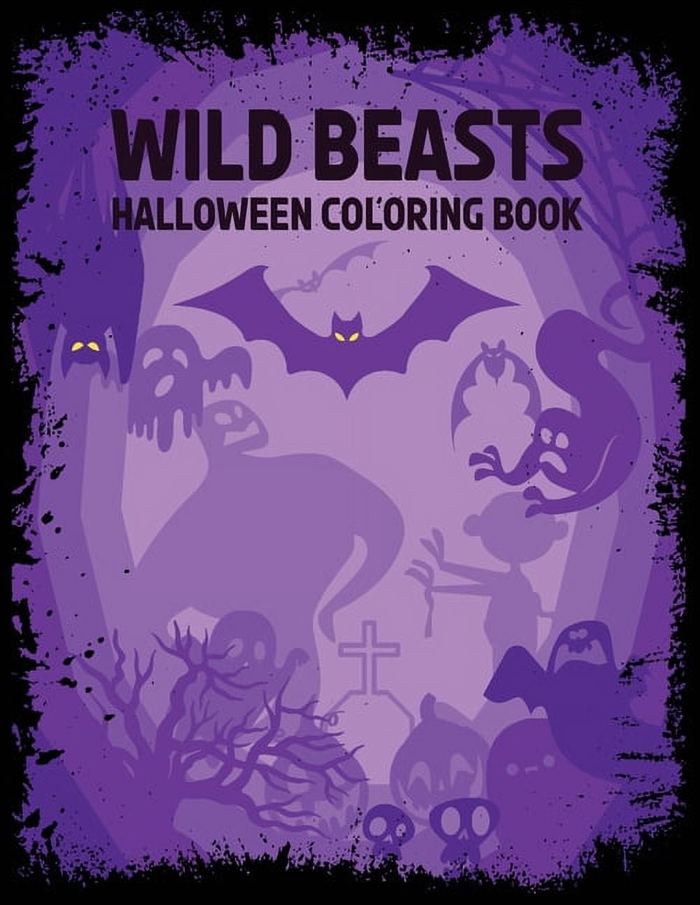 The 4 Horseman of Halloween Wild Beasts: Halloween coloring book ...