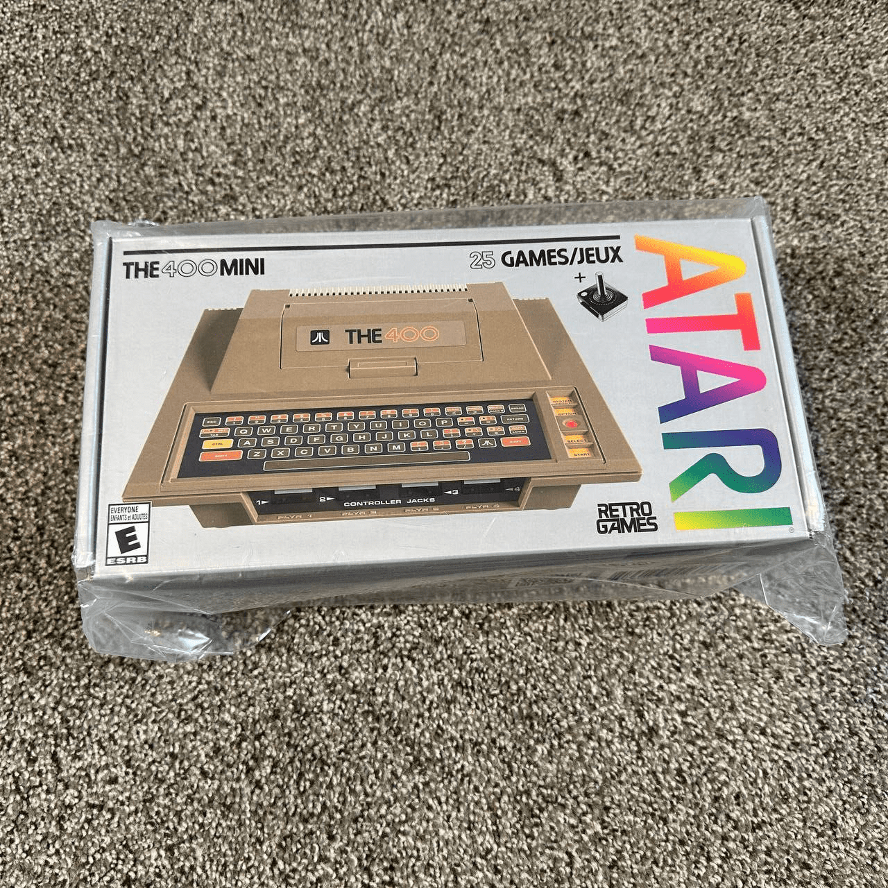 The 400 Mini 2024 Atari Retro 400 Mini Computer Console With 25 Built ...