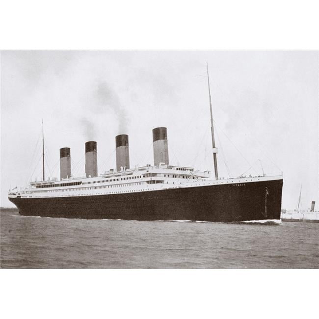 The 46 328 Tons Rms Titanic of the White Star Line Which Sank At 220 Am ...