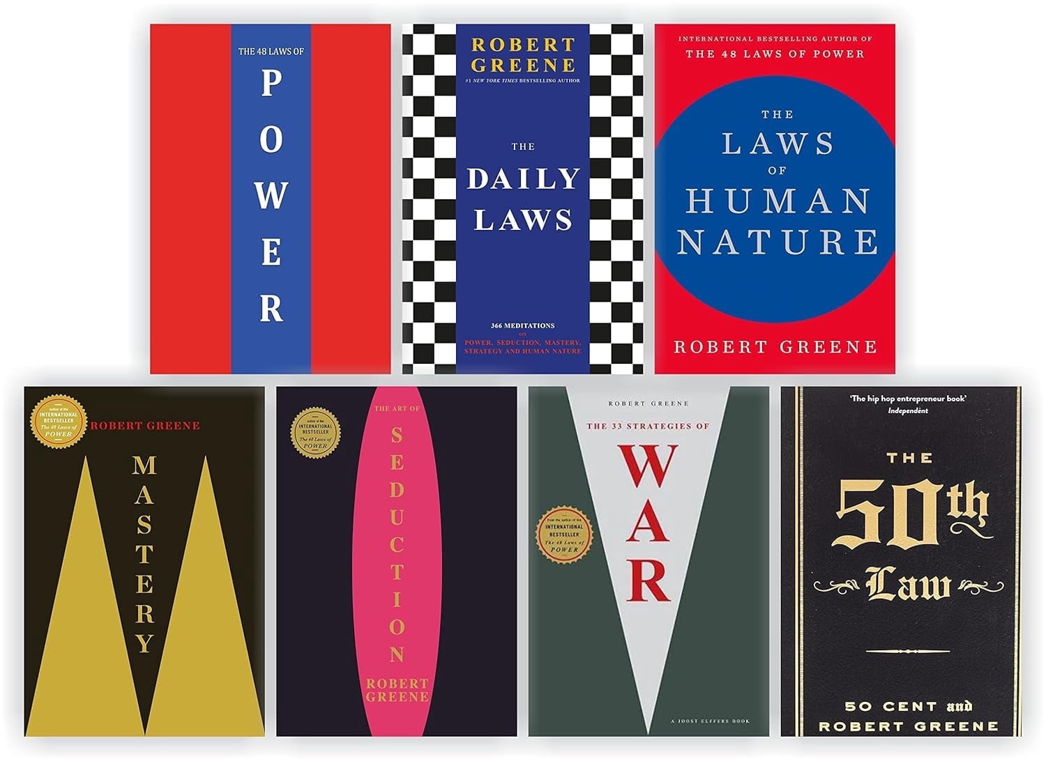 The 48 Laws of Power; The Laws of Human Nature; The Art of Seduction ...