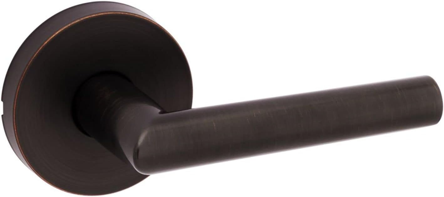 The 720MILRDT-11P Milan Lever with Round Rose Passage Door Lock with ...