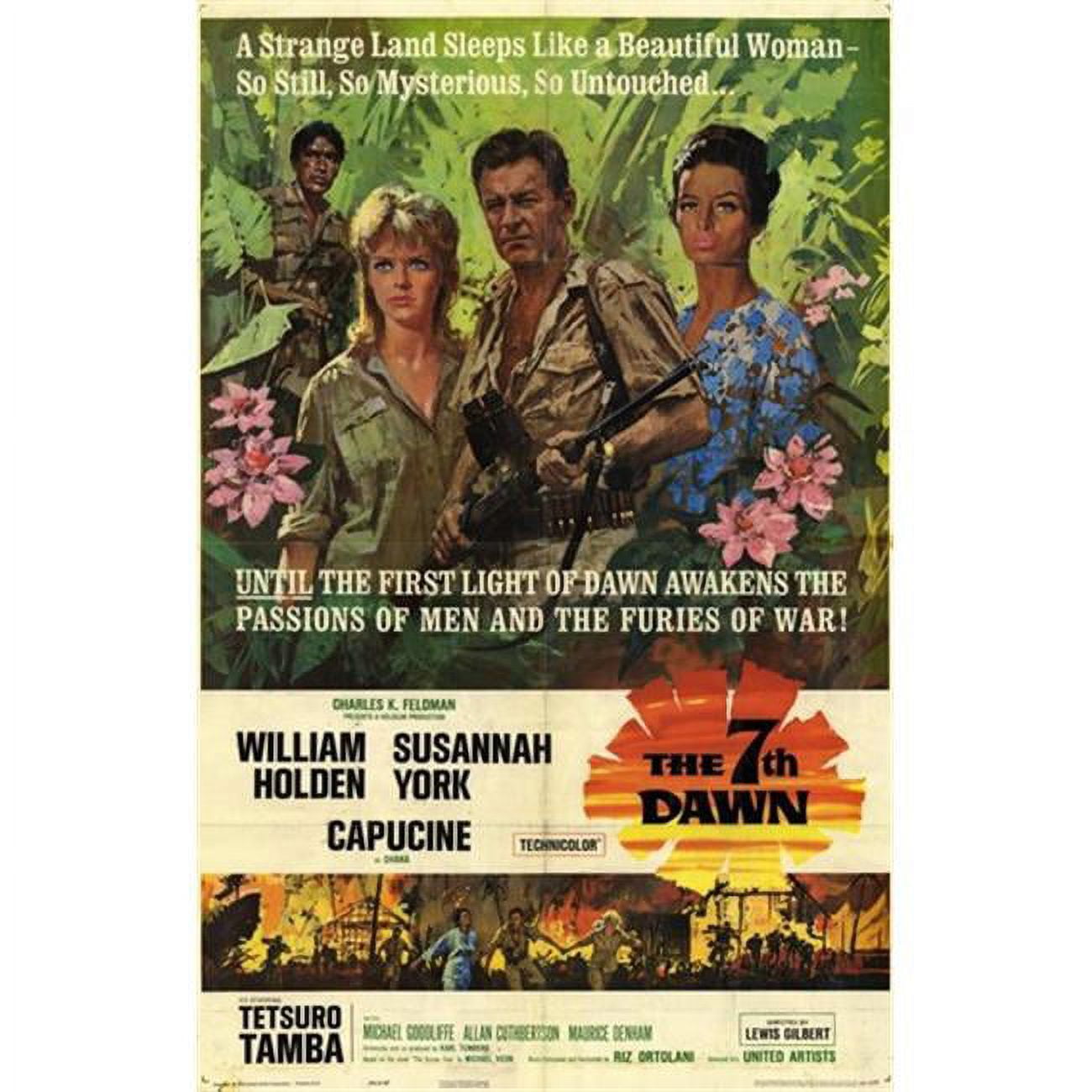 The 7th Dawn Movie Poster - 11 x 17 in. - Walmart.com