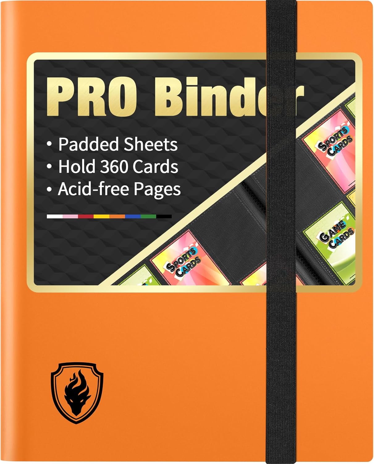 The 9 pocket trading card holds 360 cards, with a smooth side loading ...
