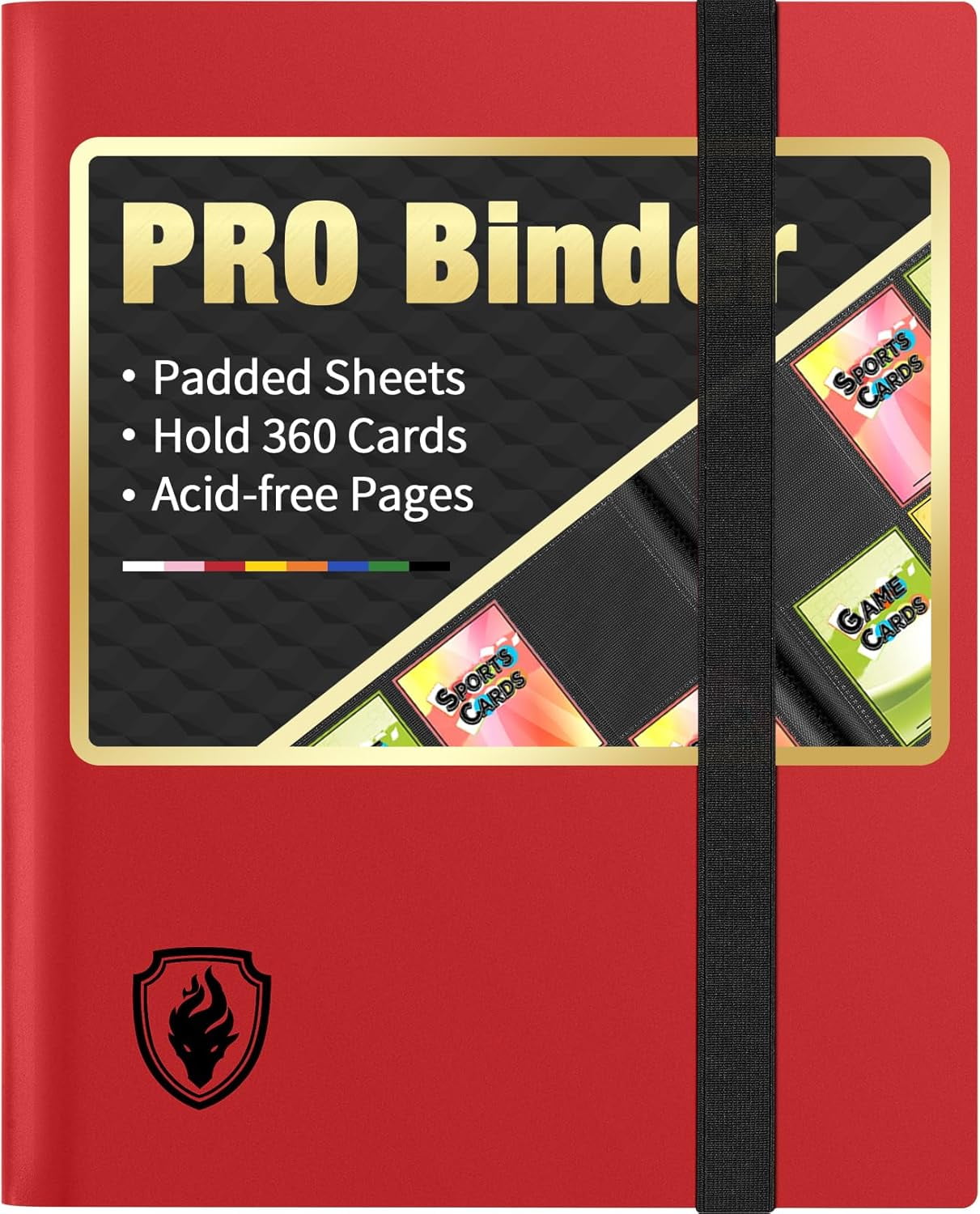 The 9 pocket trading card holds 360 cards, with a smooth side loading ...