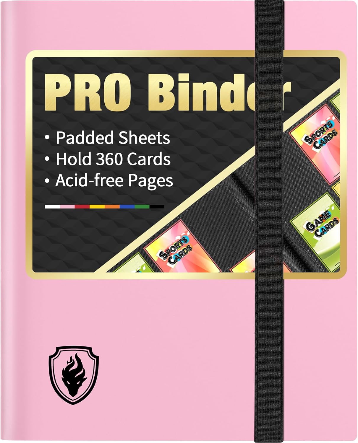 The 9 pocket trading card holds 360 cards, with a smooth side loading ...