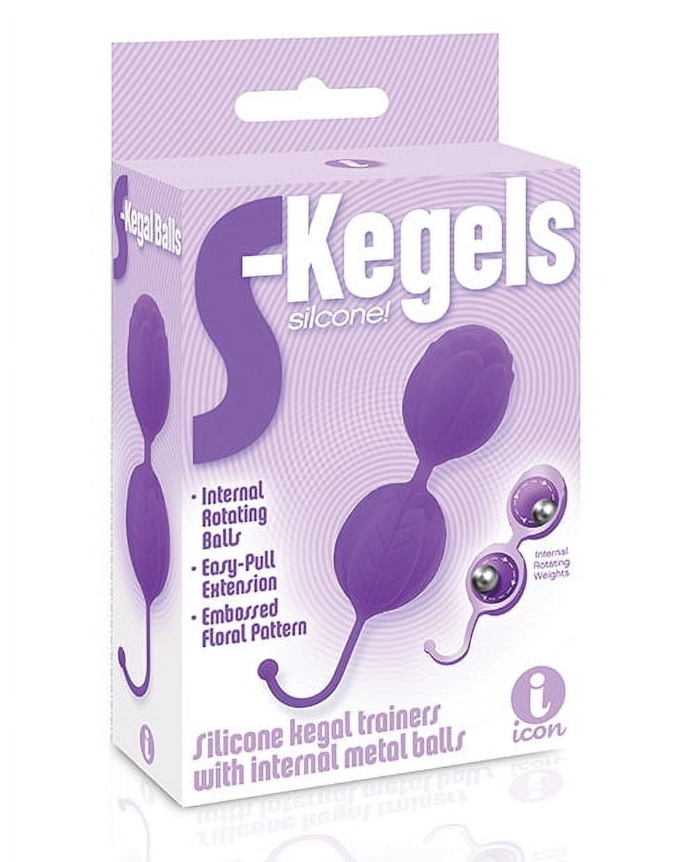 The 9 s S Kegels Silicone Kegel Balls Purple Walmart