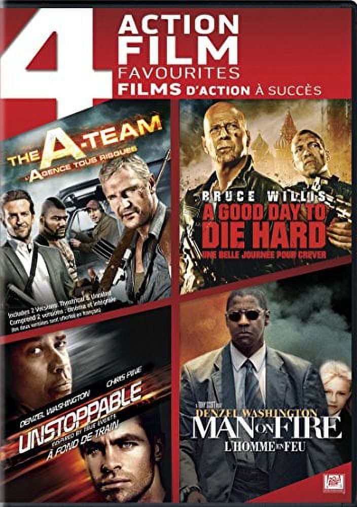 Walmart Exclusive: The A-Team, A Good Day To Die Hard, Unstoppable, Man ...