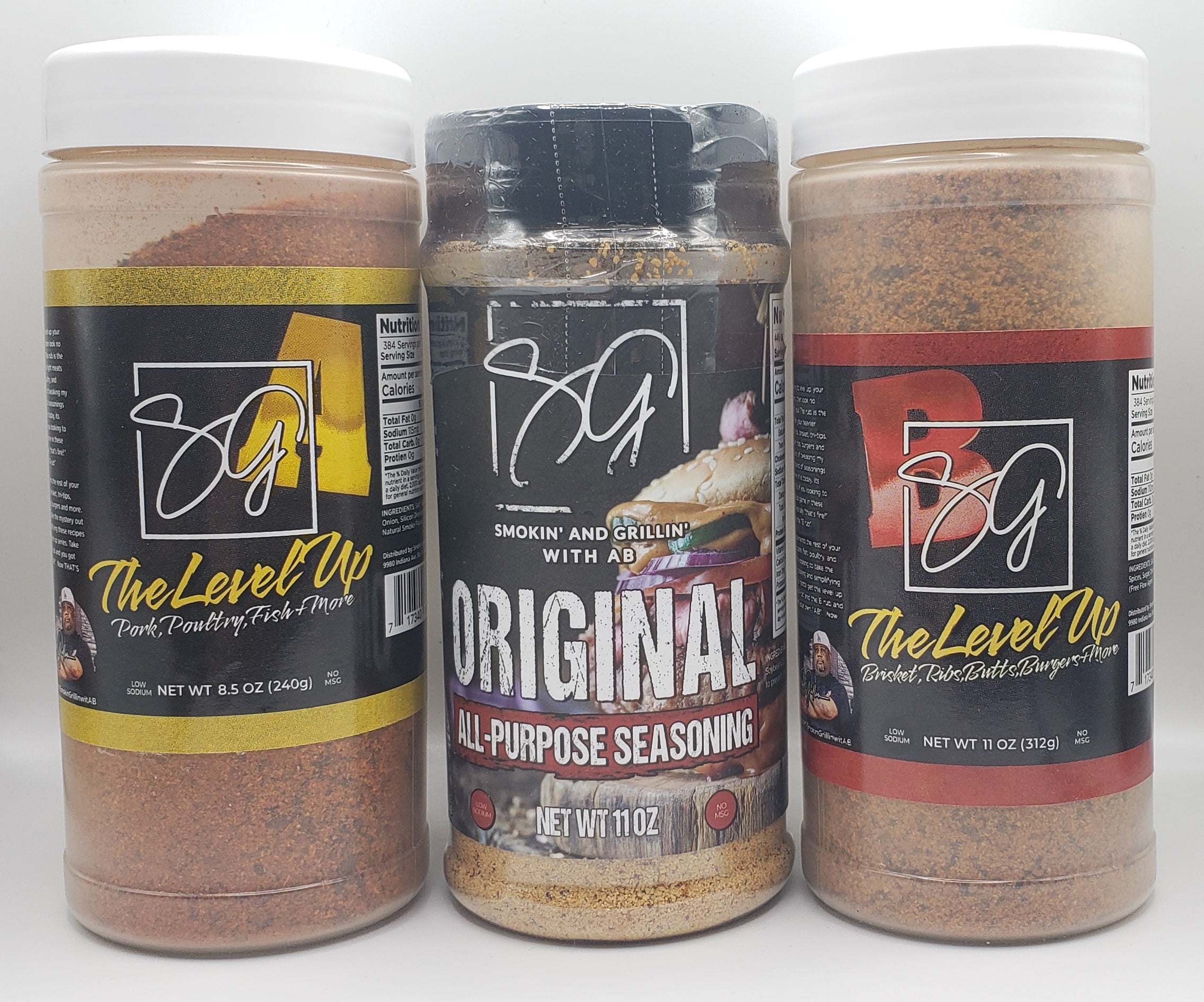 Chef AB's Original Seasoning Collection - Perfect Blend for Light ...