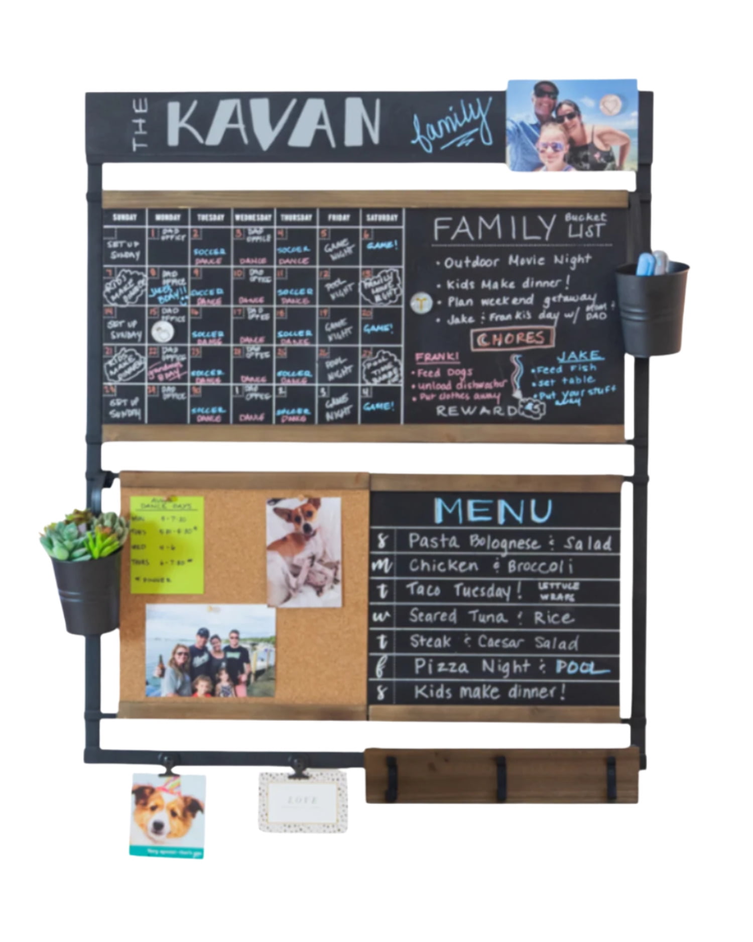 The ASHLEY Wall Organizer by 1THRIVE | Home Organization | Home ...