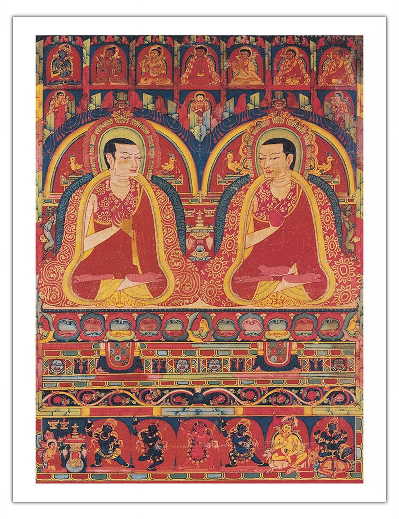The Abbotts Of Taklung - Kagyu Lineage Masters - Vintage Tibetan ...