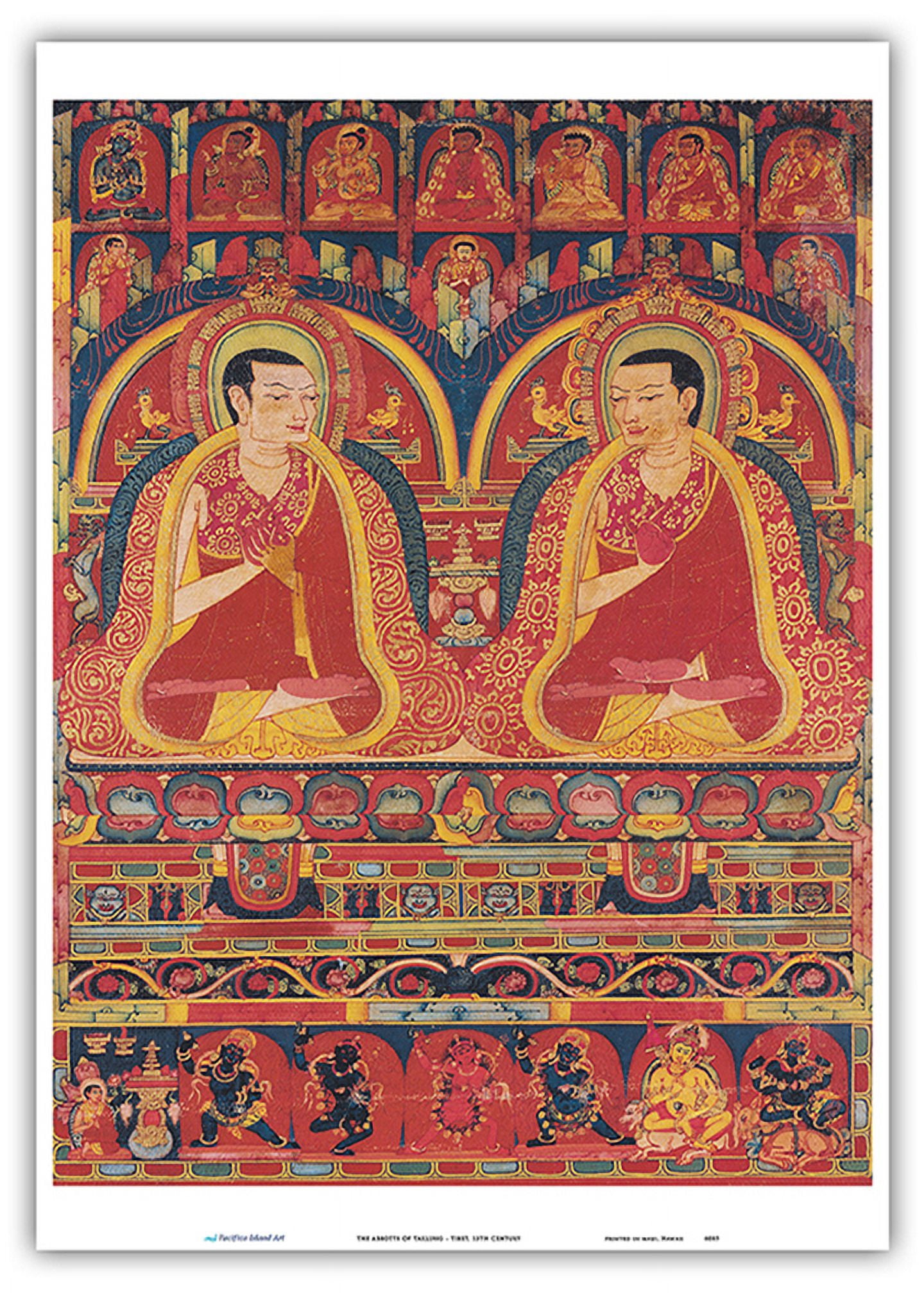 The Abbotts Of Taklung - Kagyu Lineage Masters - Vintage Tibetan ...