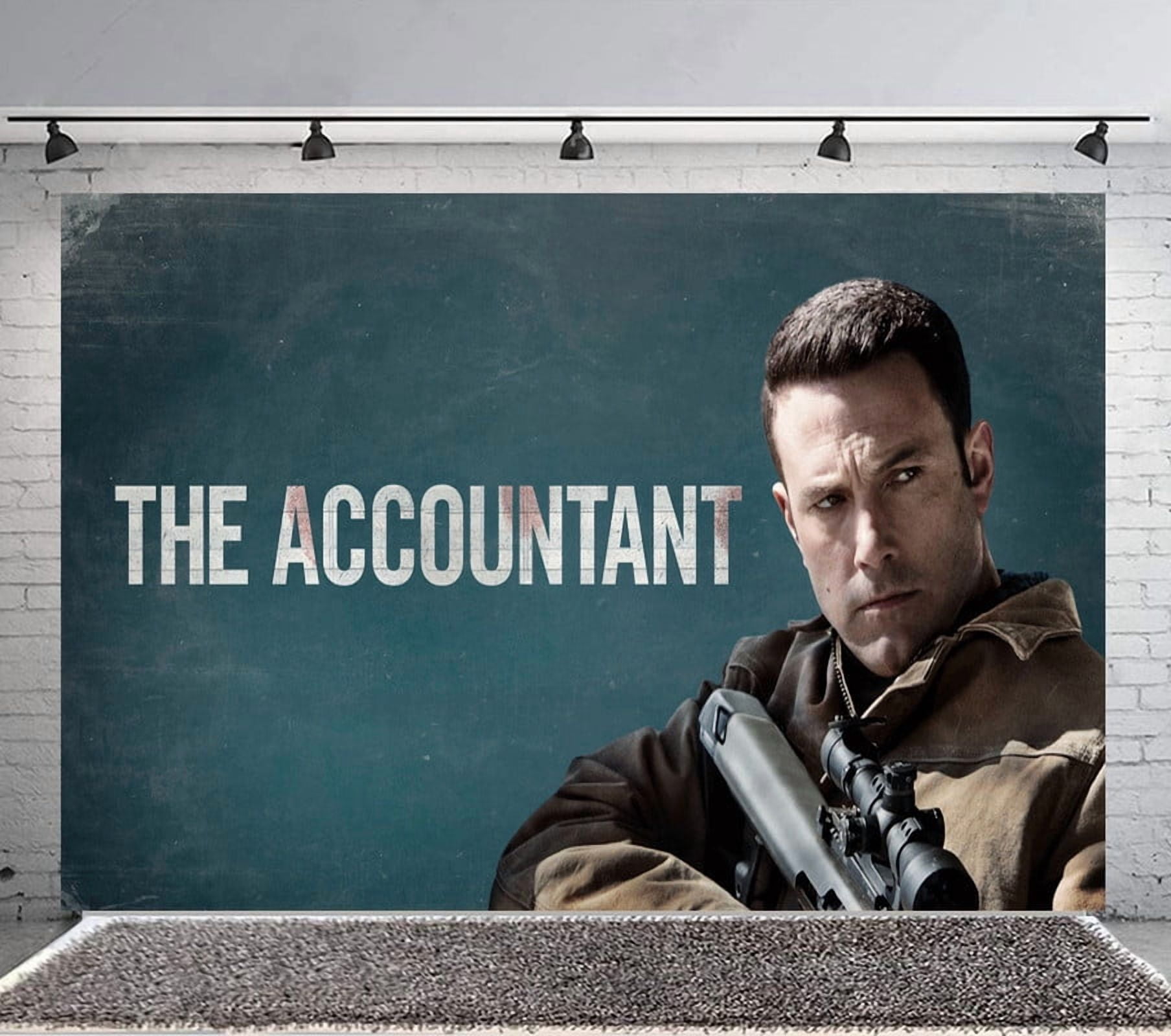 The Accountant Backdrop Banner Party Supplies Poster Movie Theme ...