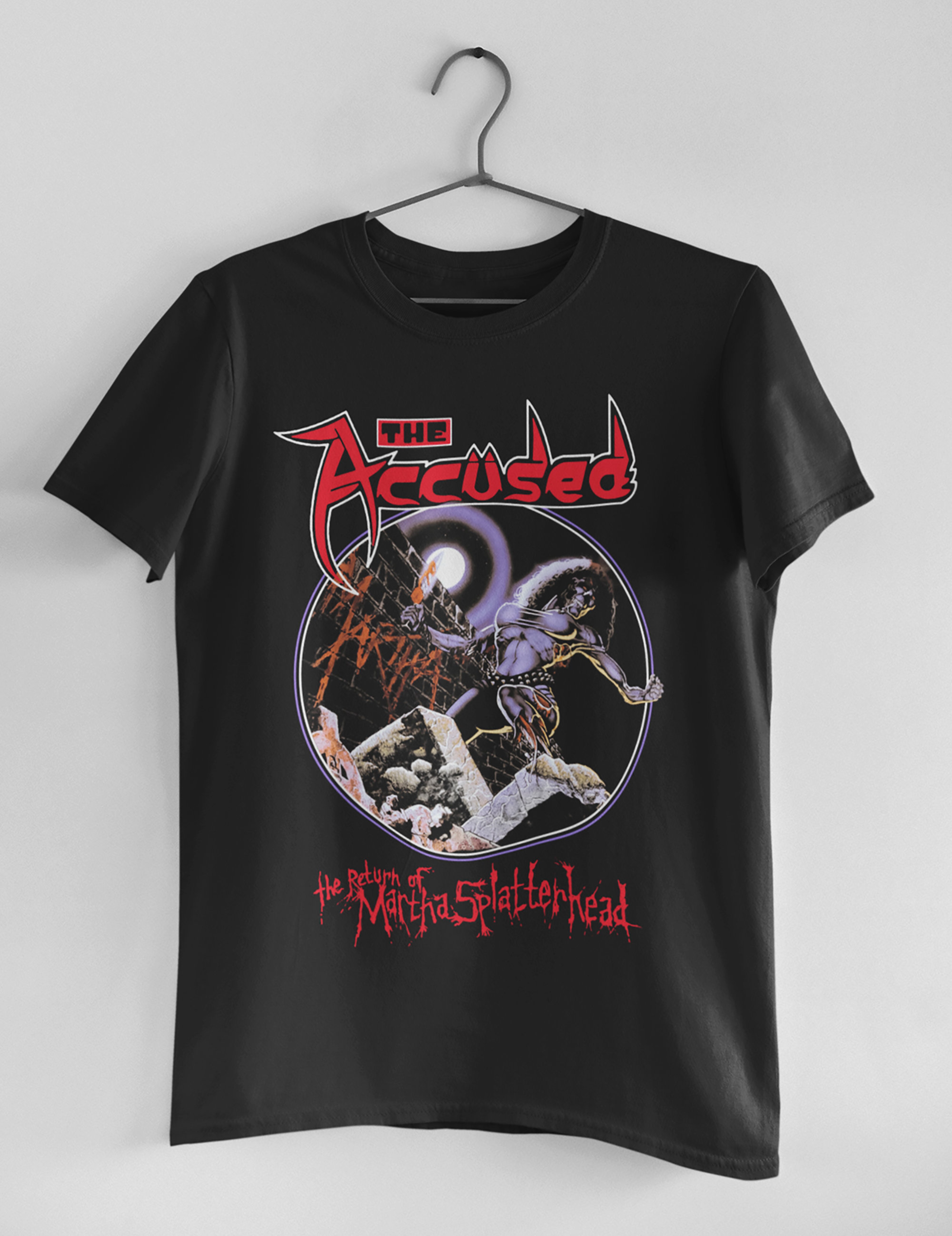 The Accused Unisex T-Shirt - The Return of Martha Splatterhead - Thrash ...