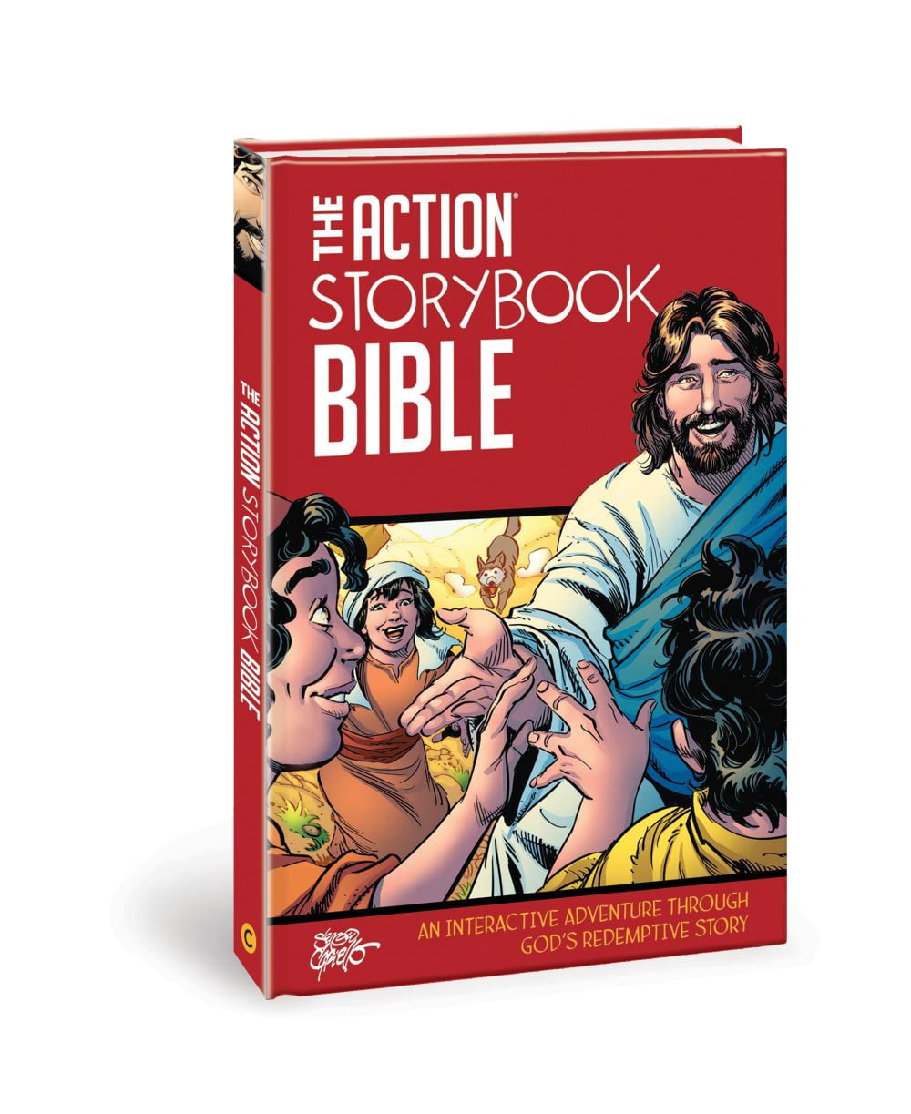 Pre-Owned The Action Storybook Bible: An Interactive Adventure Through God's Redemptive Story ...