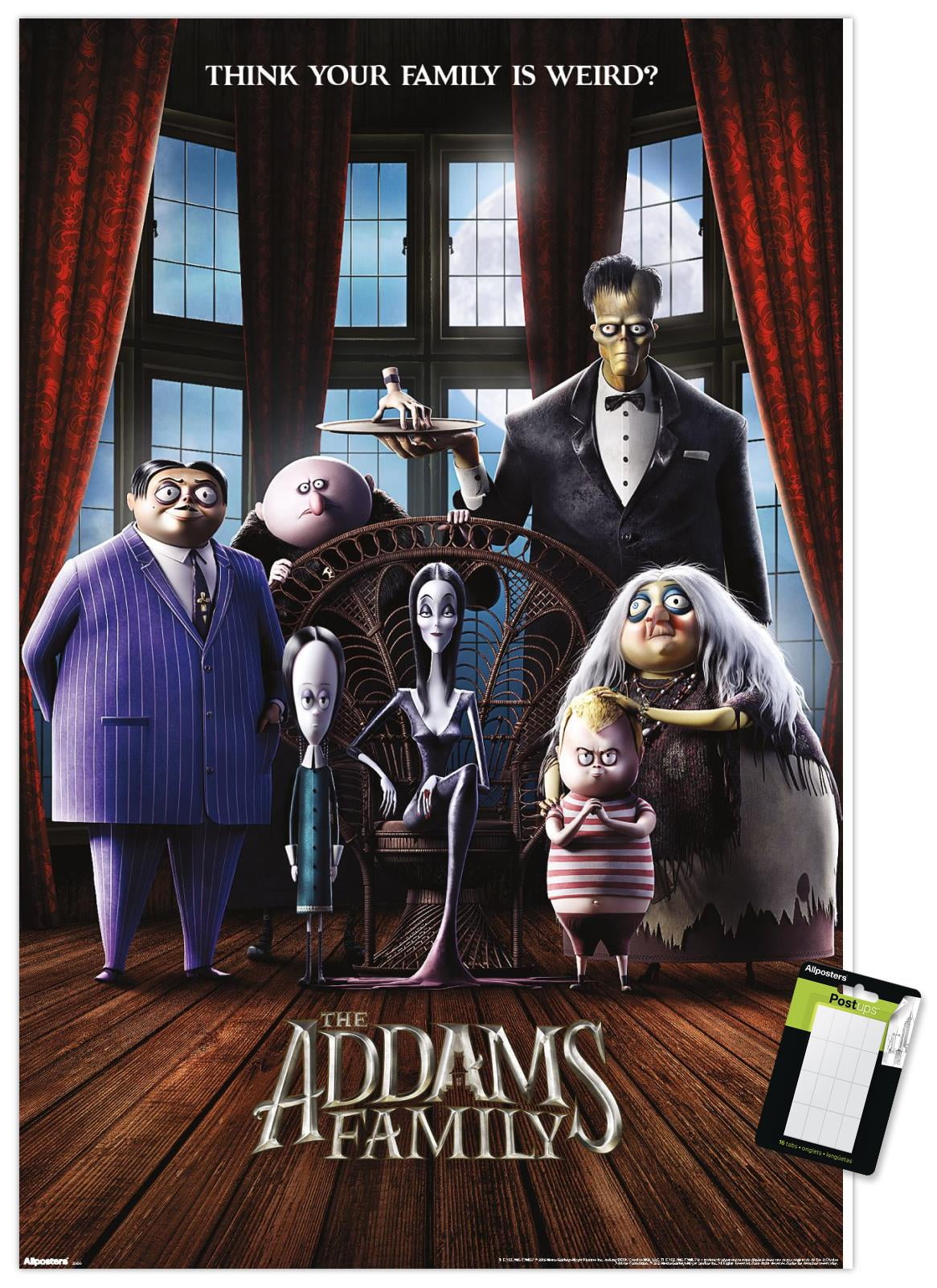 The Addams Family (2019) - One Sheet Wall Poster, 14.725" x 22.375 ...