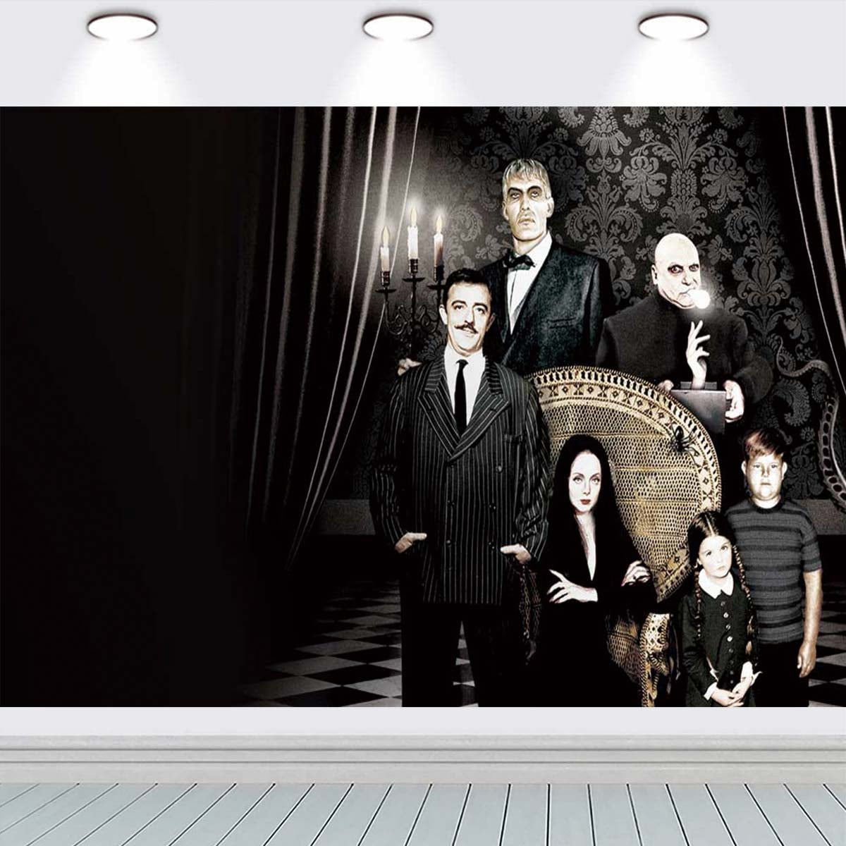 The Addams Family school Backdrop Background Banner Birthday Party ...