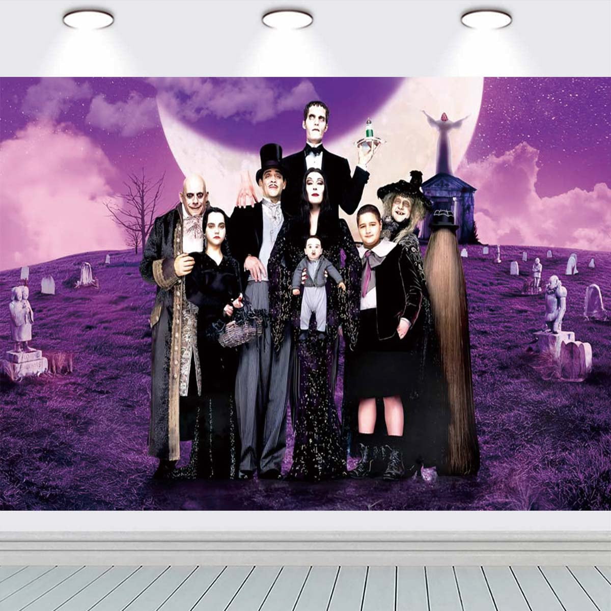 The Addams Family school Backdrop Background Banner Taspestry Wall ...