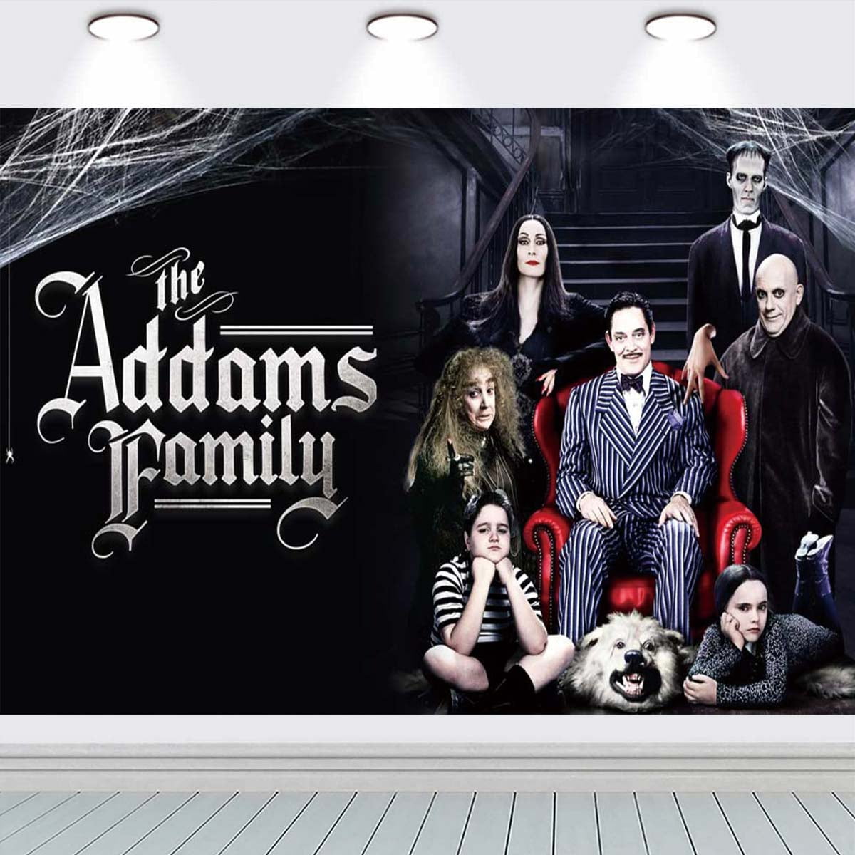 The Addams Family school Poster Backdrop Banner Party Supplies Birthday ...
